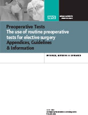 Pre-operative Tests Report — Royal College of Surgeons